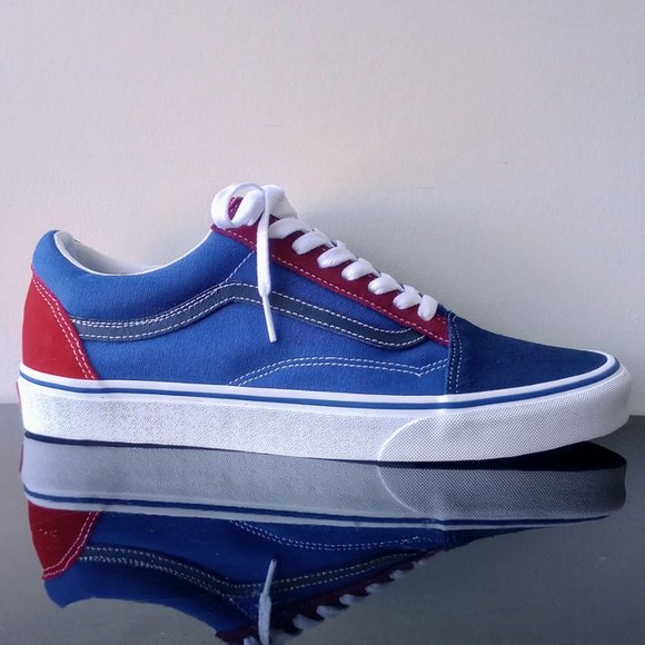 Vans | Shoes | Vans Mens Old Skool Mix Match Suede Canvas Sneaker In ...
